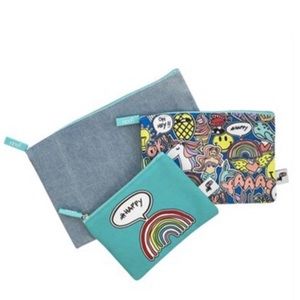 yobi | Bags | Nwt Three Pouch Zippered Set | Poshmark